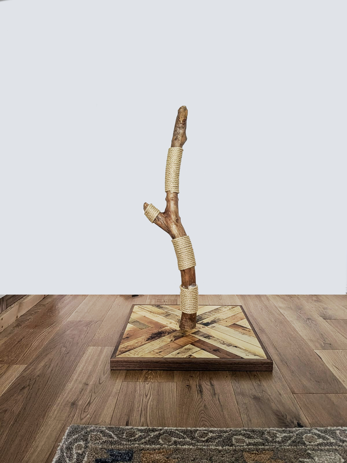 Unique Handmade Scratching Post | Driftwood Scratching Post | Made From ...