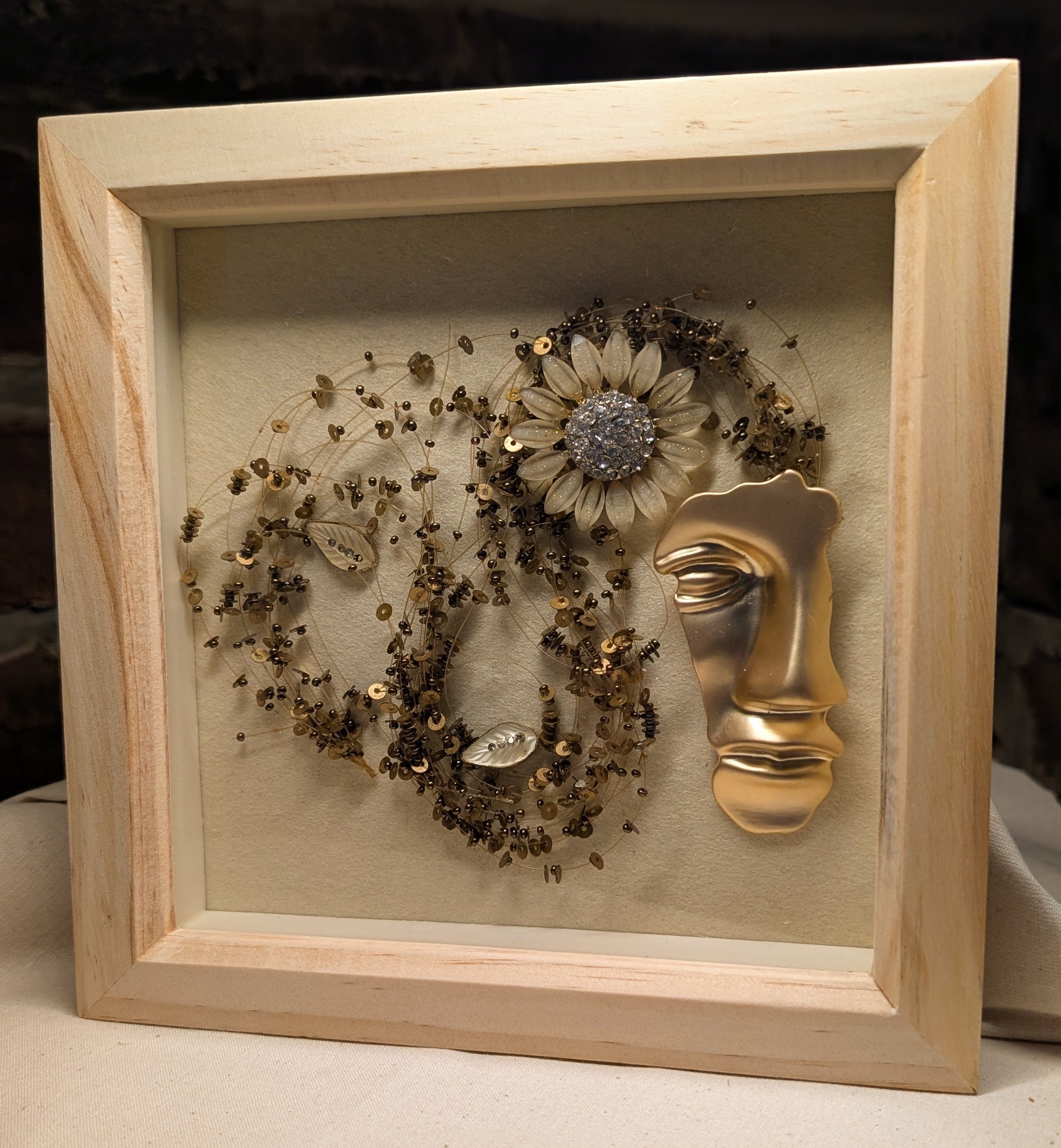 Wooden Shadow Box With Unique Handcrafted Design - Crafter's Market UK
