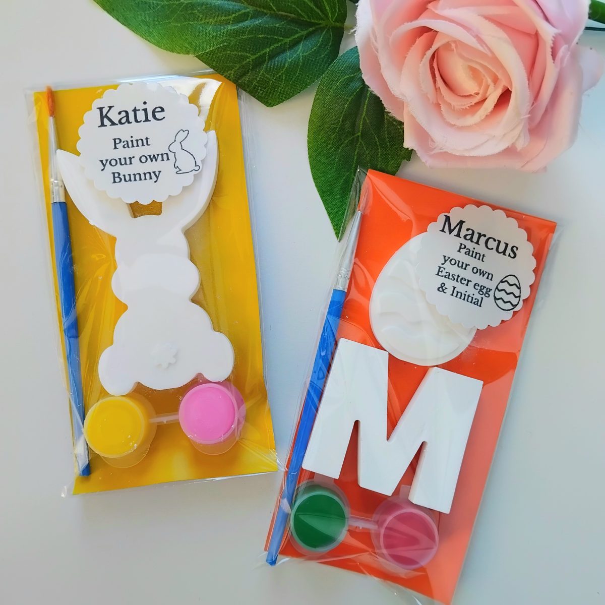 Paint Your Own Plaster Bunny, Easter Craft Activity, Easter Gift ...