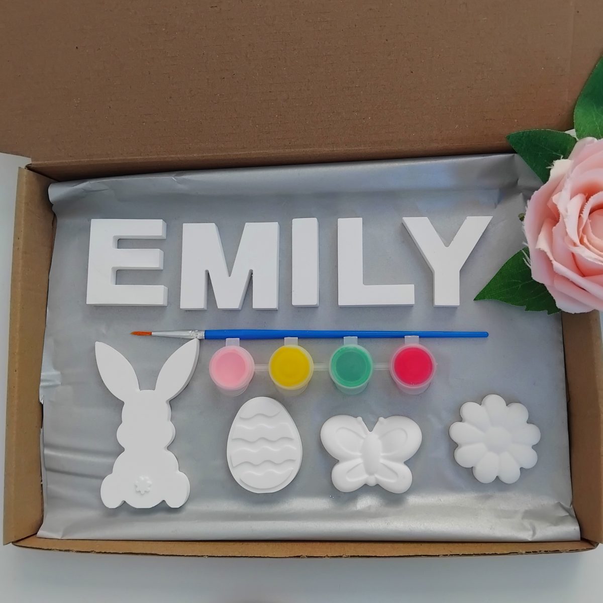 Paint your own name, Easter Craft Activity, Easter Gift, Kids Easter ...